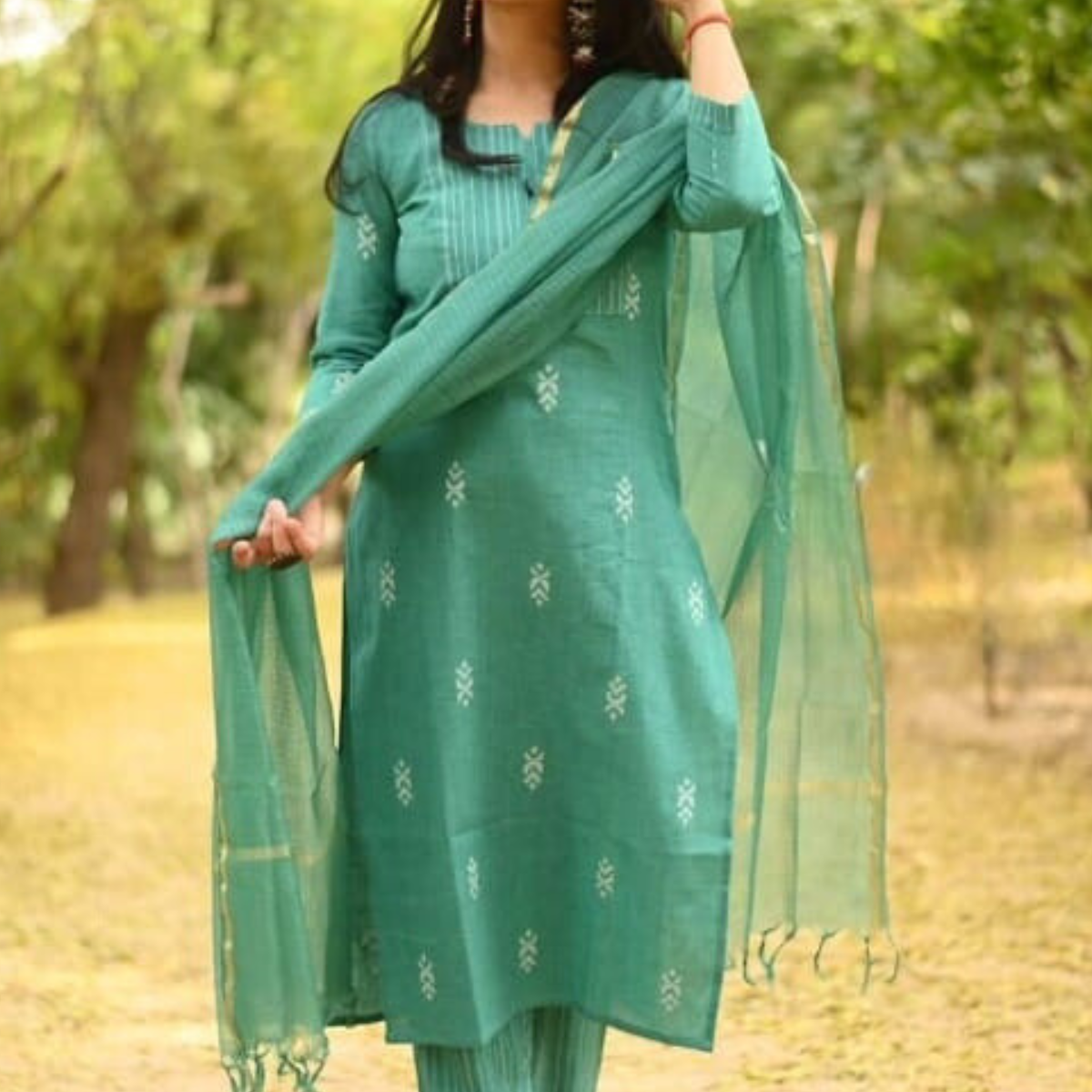 Handloom South Cotton Handloom Set – Kumi Clothing